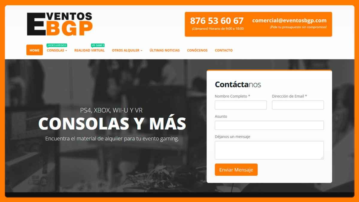 Eventos BGP Alquiler de consolas VR y videojuegos | Androtiyas